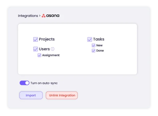 Asana Integration | WebWork Tracker