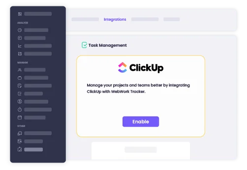 ClickUp Integration | WebWork