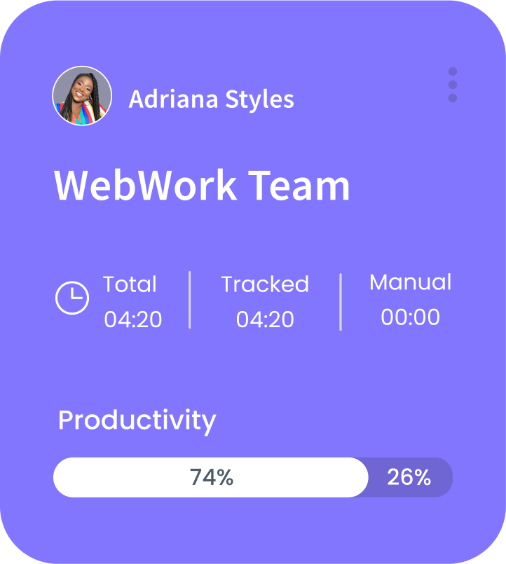 Time Tracker for Employees | WebWork