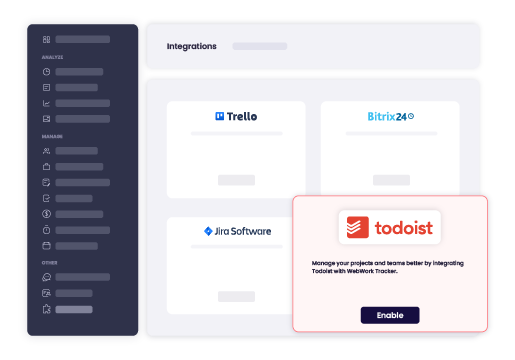 Todoist Time Tracking Integration with WebWork