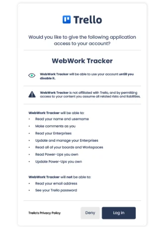 Trello Integration | WebWork